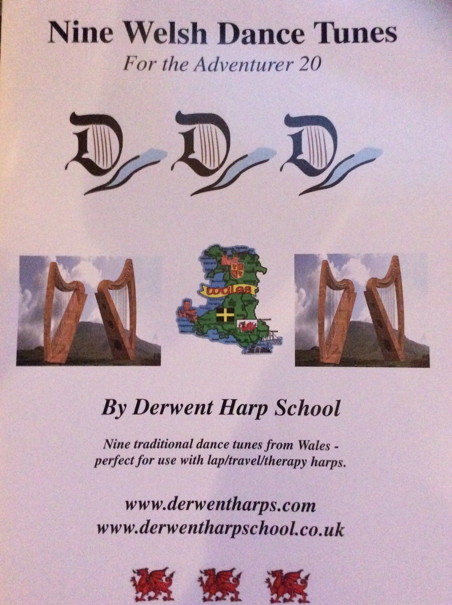 Nine Welsh Dance Tunes for the Adventurer 20 – Derwent Harps